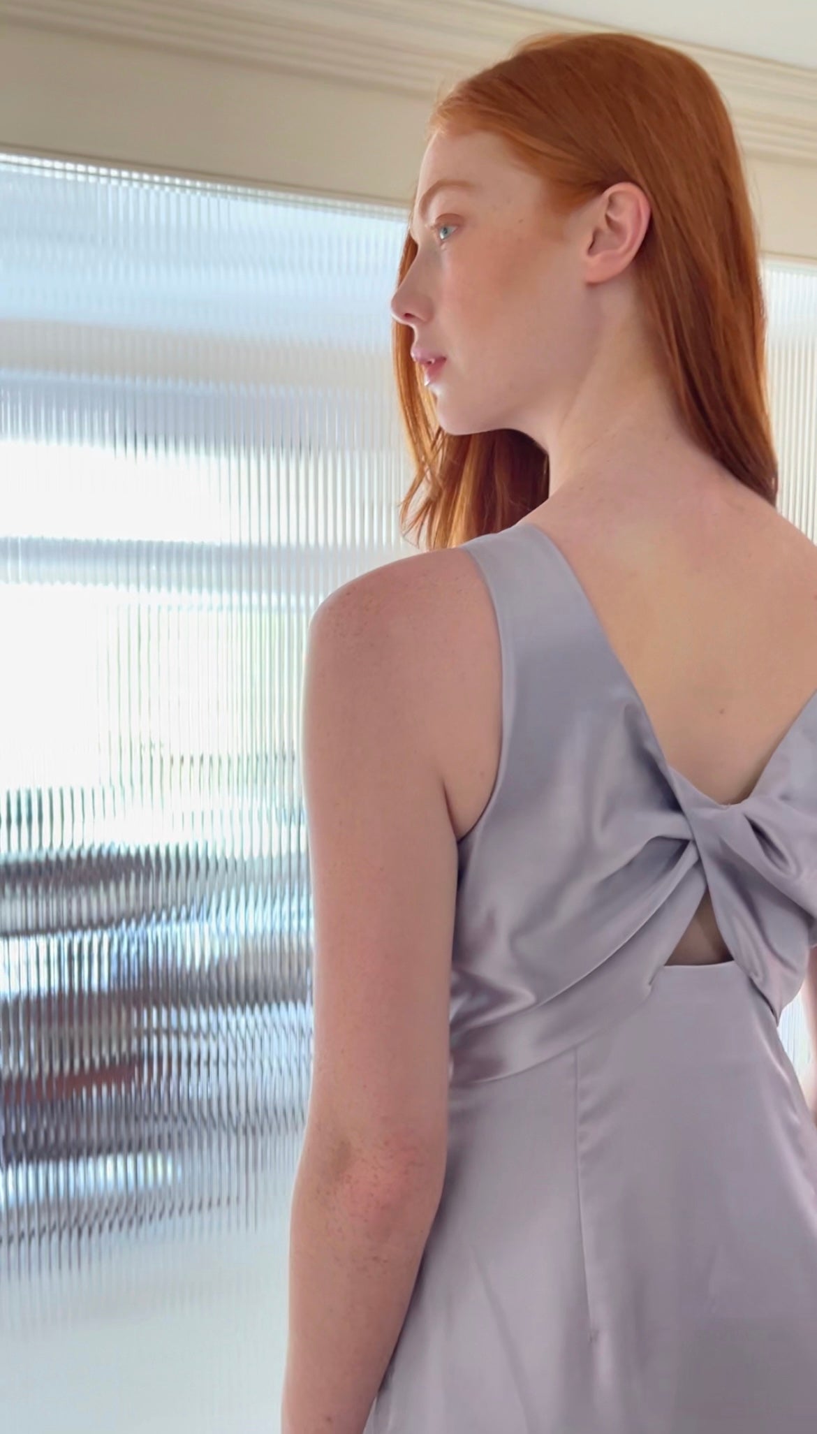 Twist Satin Dress – LAUNDRY STUDIO